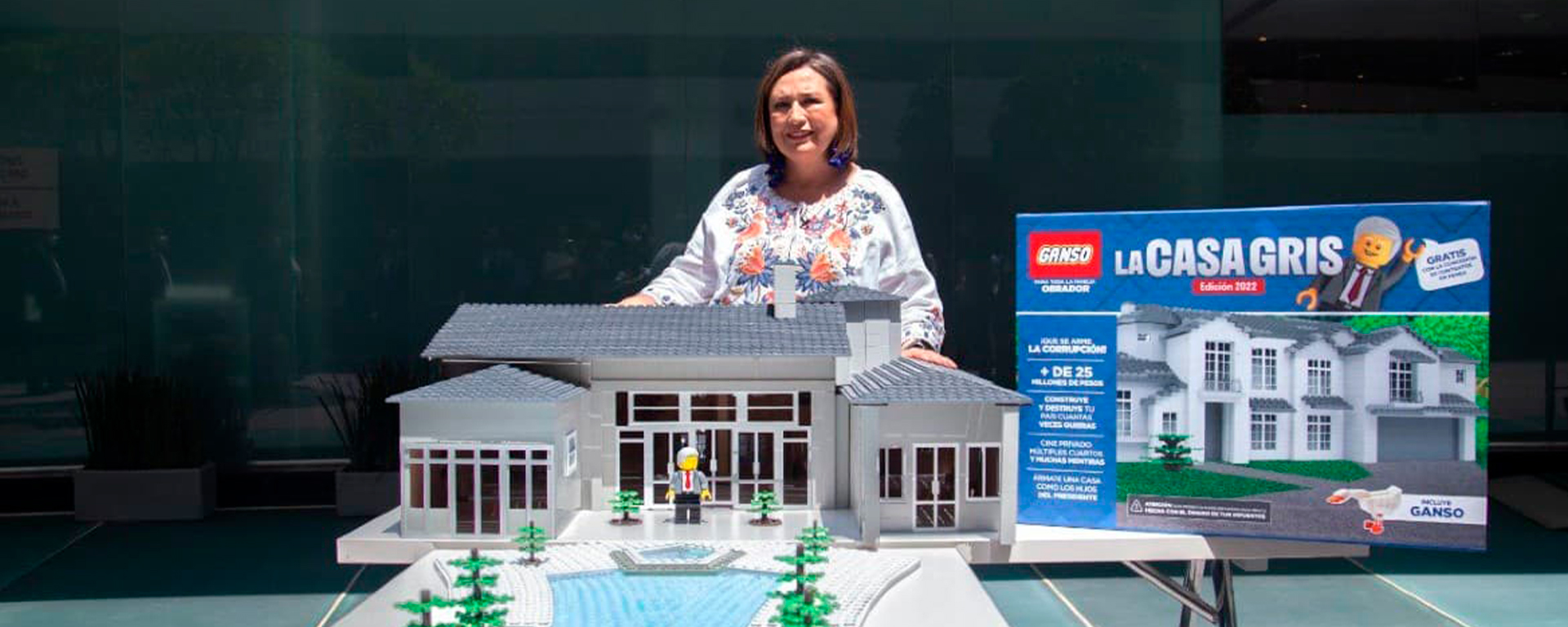 Presentan la “casa gris” de José Ramón en versión lego - ME Editorial